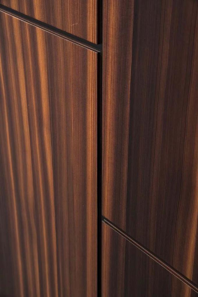 3100mm Length Quarter Cut Smoked Fumed Pine Wood Veneer