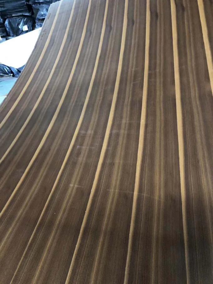 3100mm Length Quarter Cut Smoked Fumed Pine Wood Veneer